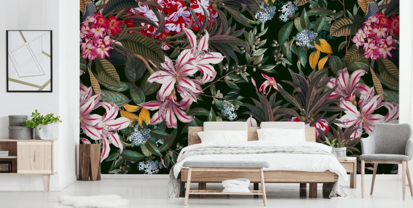 Lily Wallpaper & Wall Murals | Wallsauce UK