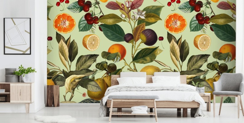 Colourful Fruit Wallpaper & Wall Murals | Wallsauce UK