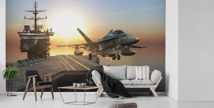 Papel pintado de aviones y murales de pared de aviones | Wallsauce ES