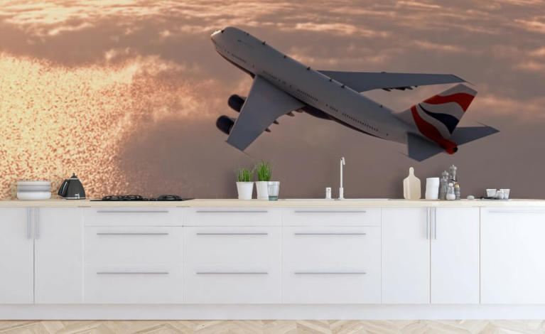 Papel pintado de aviones y murales de aviones | Wallsauce ES