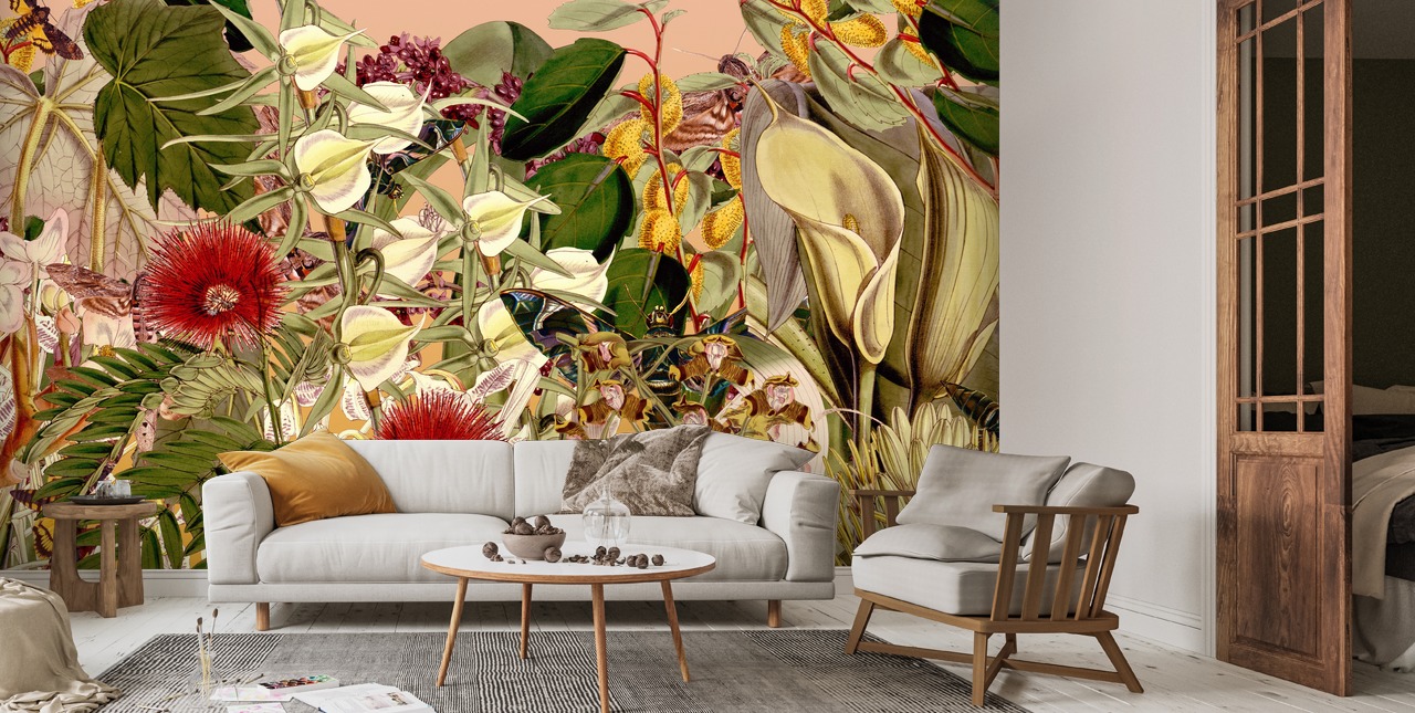 Beautifully Botanical Wallpaper Mural | Wallsauce US