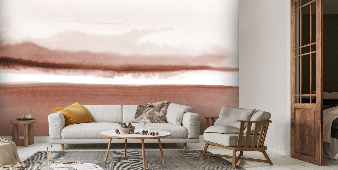 Distant Views Wall Mural | Wallsauce UK