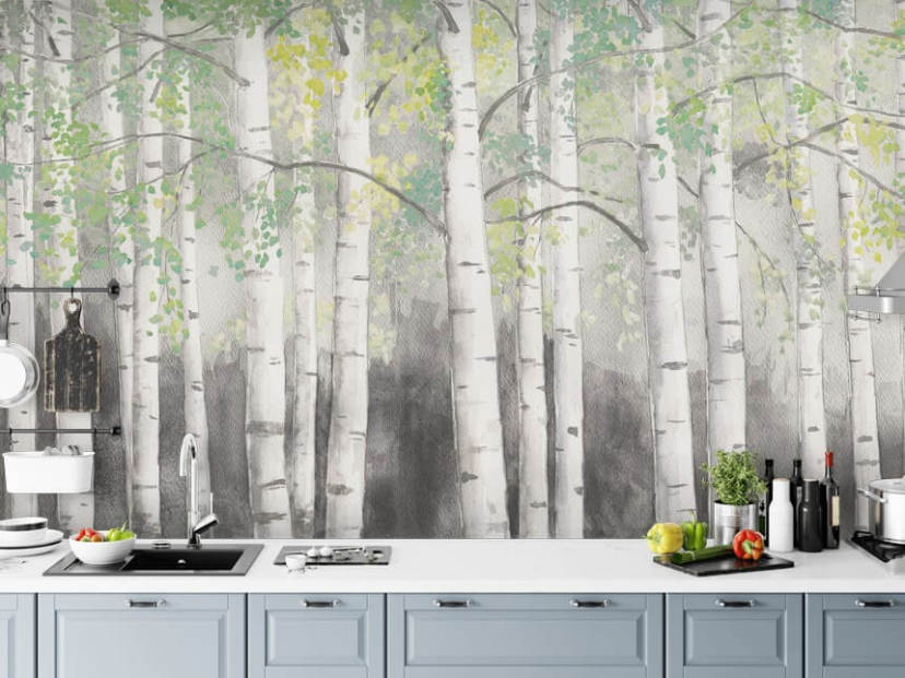 Birch Tree Wallpaper & Wall Murals | Wallsauce UK