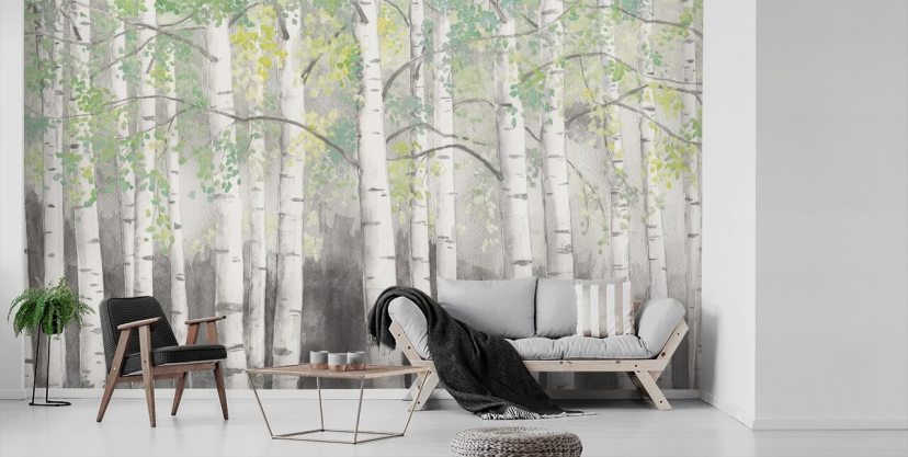 Birch Tree Wallpaper & Wall Murals | Wallsauce US