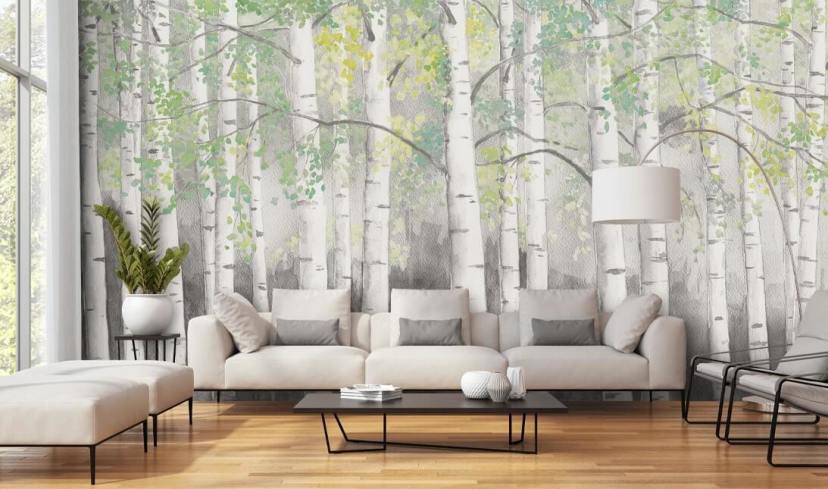 Birch Tree Wallpaper & Wall Murals | Wallsauce UK