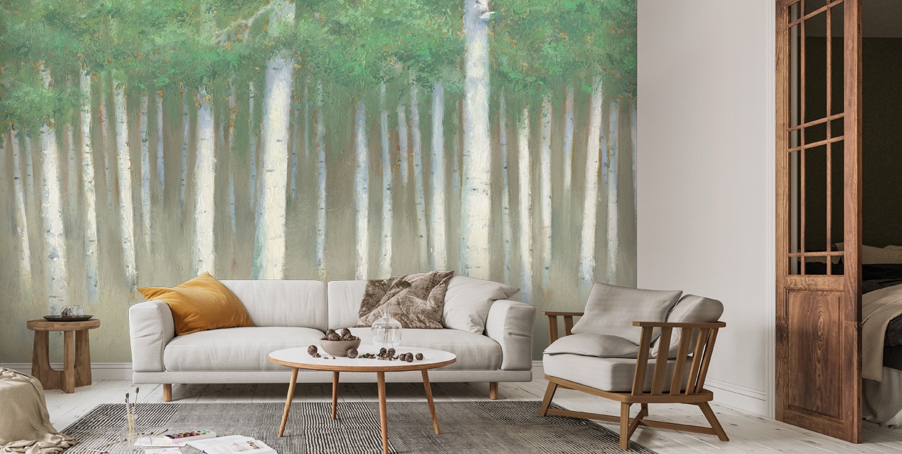 Green Forest Hue Wallpaper | Wallsauce US