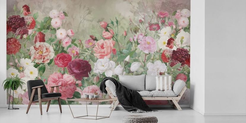 Rose Wallpaper & Wall Murals | Wallsauce UK
