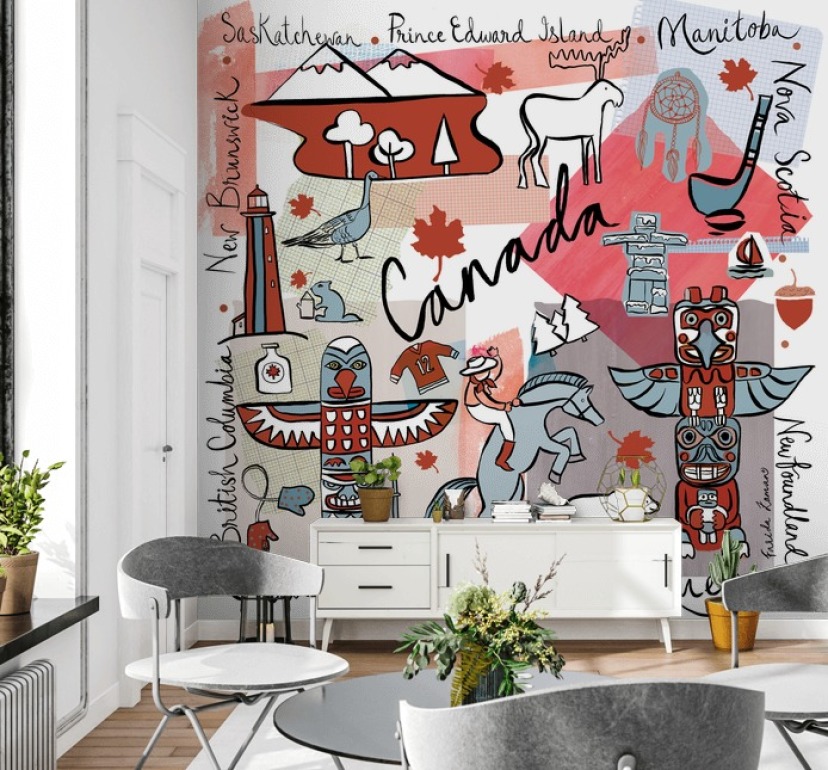 Canada Wallpaper Temporary Wallpaper For Apartments Colorful