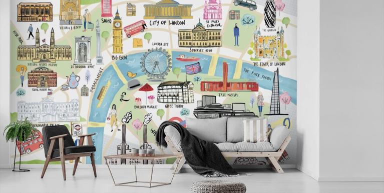 Pastel Wallpaper & Wall Murals | Wallsauce UK