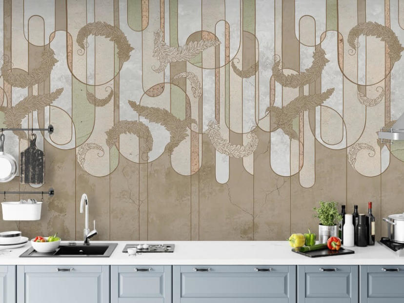 Papel pintado y murales de pared Art Deco | Wallsauce ES