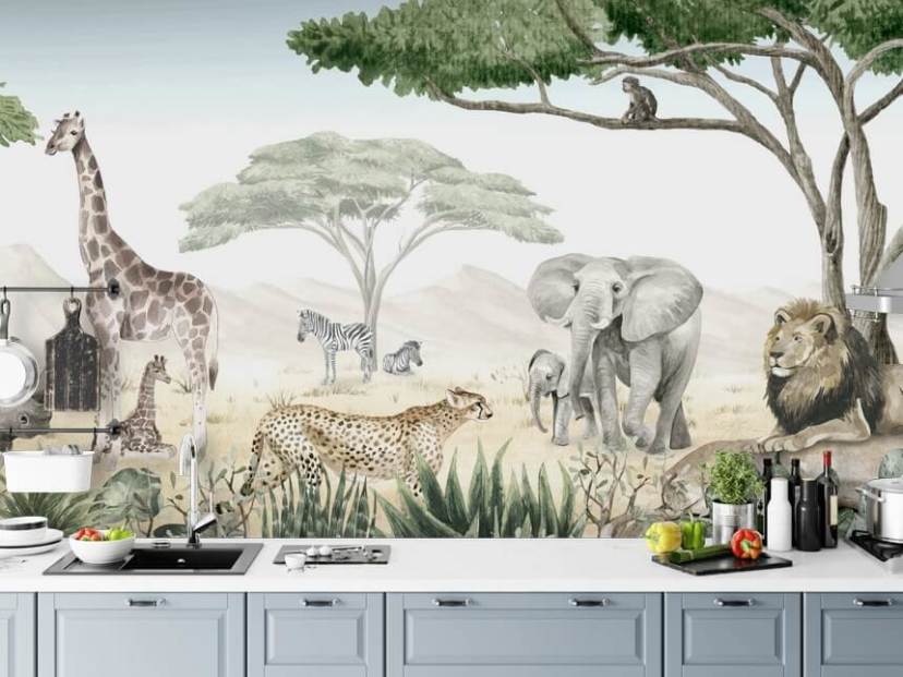 Animal Wallpaper Murals | Wallsauce UK