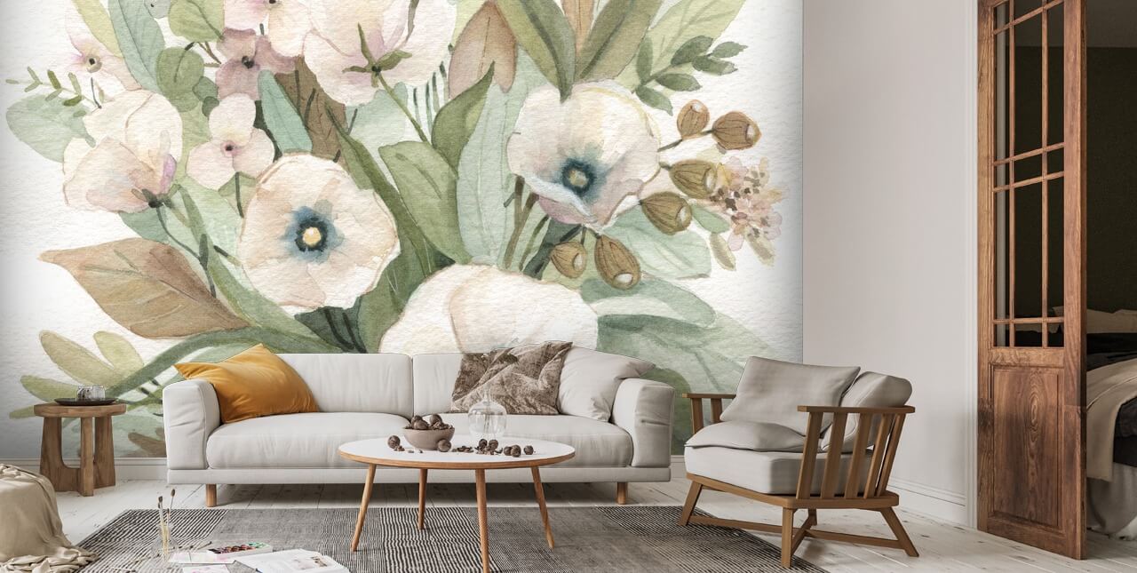 Sweet and Delicate Wallpaper | Wallsauce UK