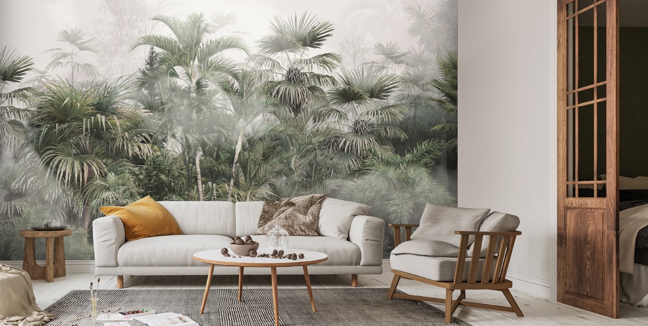 Tropical Escapism Wall Mural | Wallsauce US