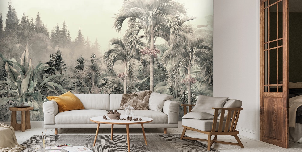 Papier peint Hazy Paradise | Wallsauce FR