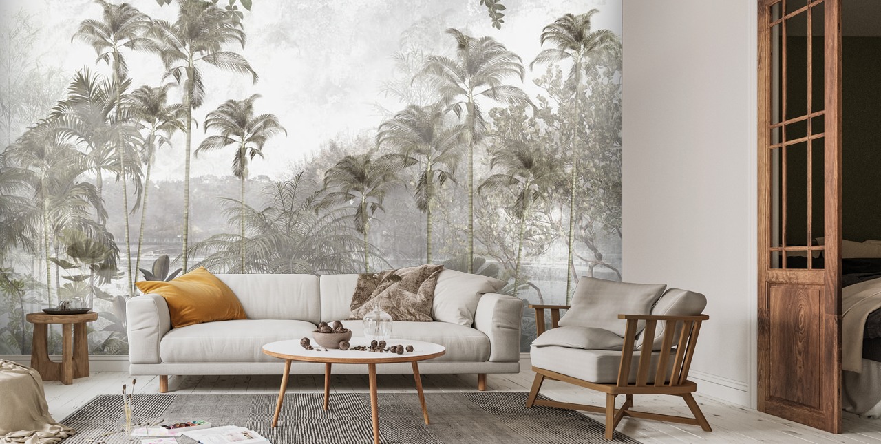 Tropisk fristelse vægmaleri | Wallsauce DK