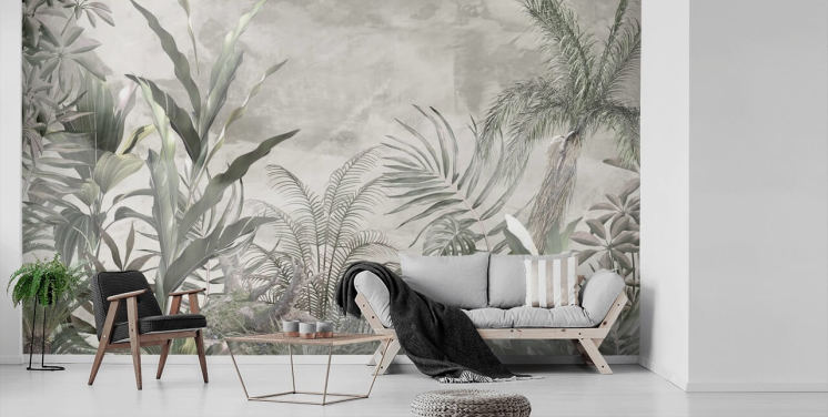 Land of The Jungle - Vintage Jungle Wall Murals | Wallsauce UK