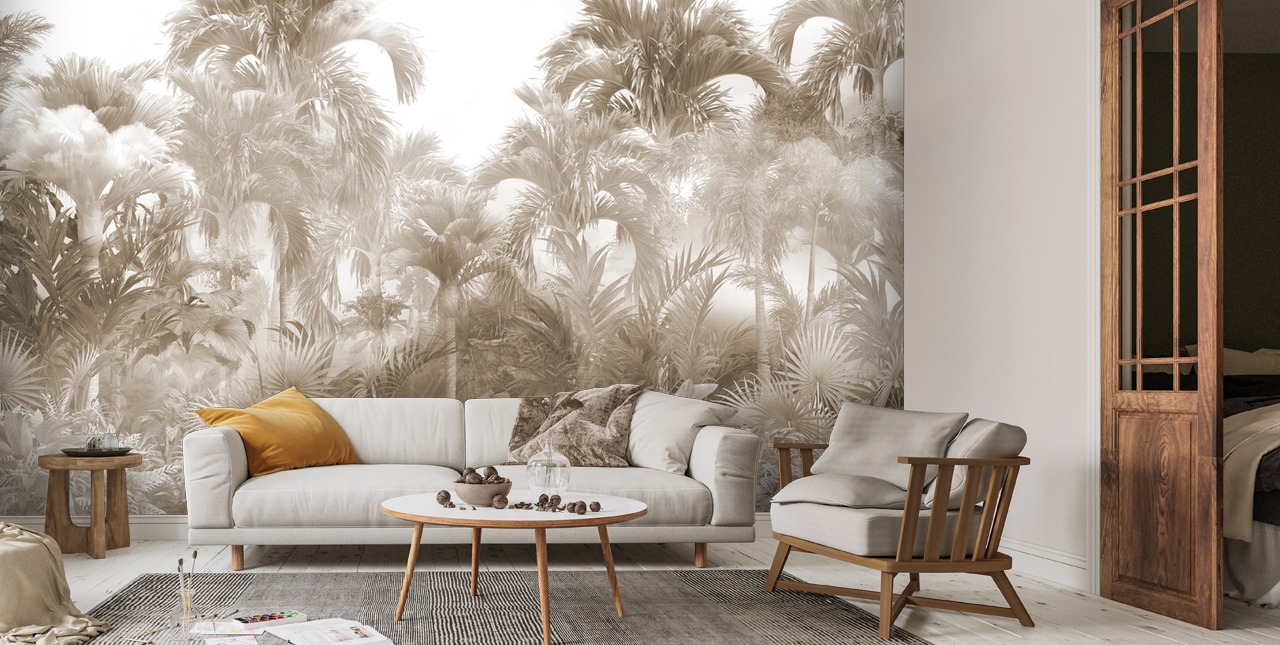 Seeing in Sepia Wall Mural | Wallsauce UK