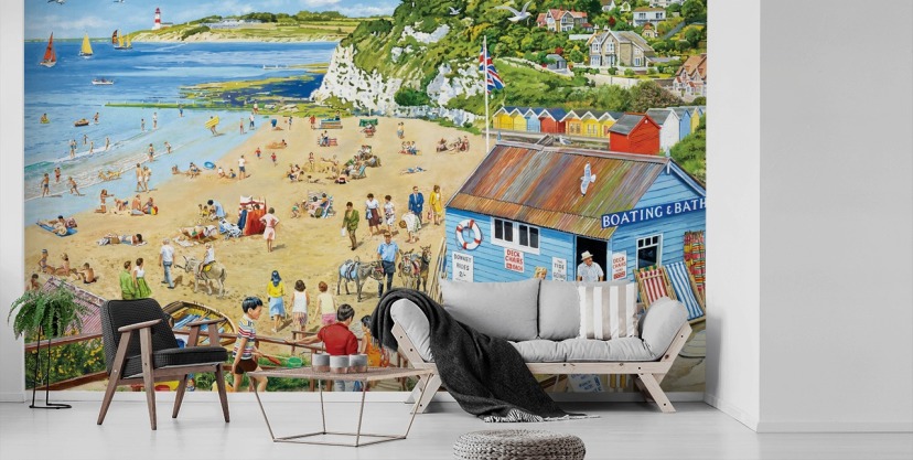 Retro Wallpaper & Wall Murals | Wallsauce UK