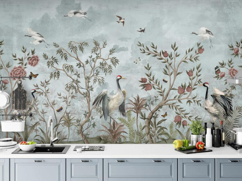 Chinoiserie Wallpaper & Murals | Wallsauce AU
