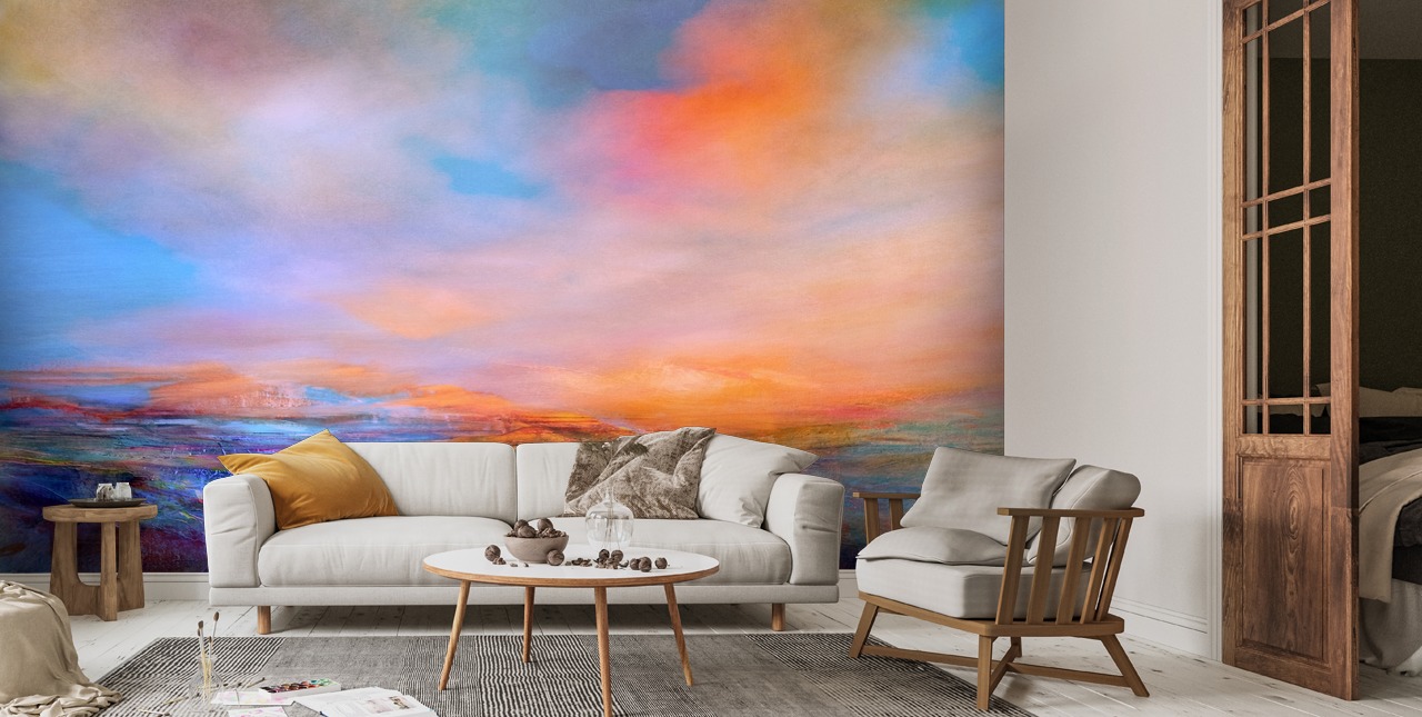2211 Evening Play of Colours Wallpaper | Wallsauce AE