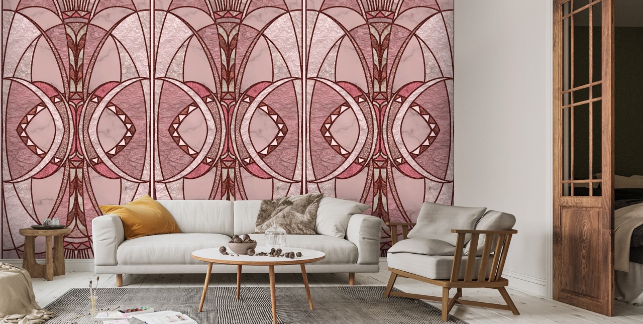 Art Deco Fantasy Wall Mural | Wallsauce UK
