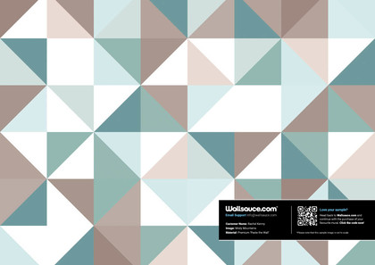 When Triangles are Squares Wallpaper Mural | Wallsauce US