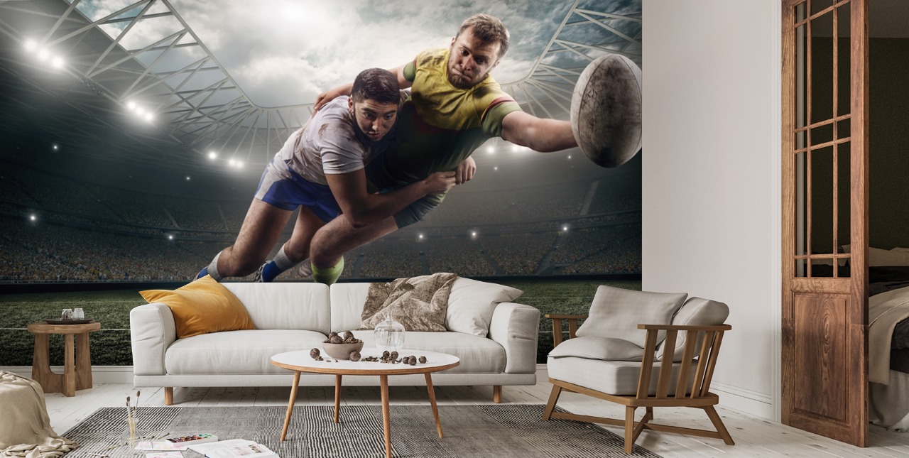 Scoring A Try Wallpaper Mural | Wallsauce UK