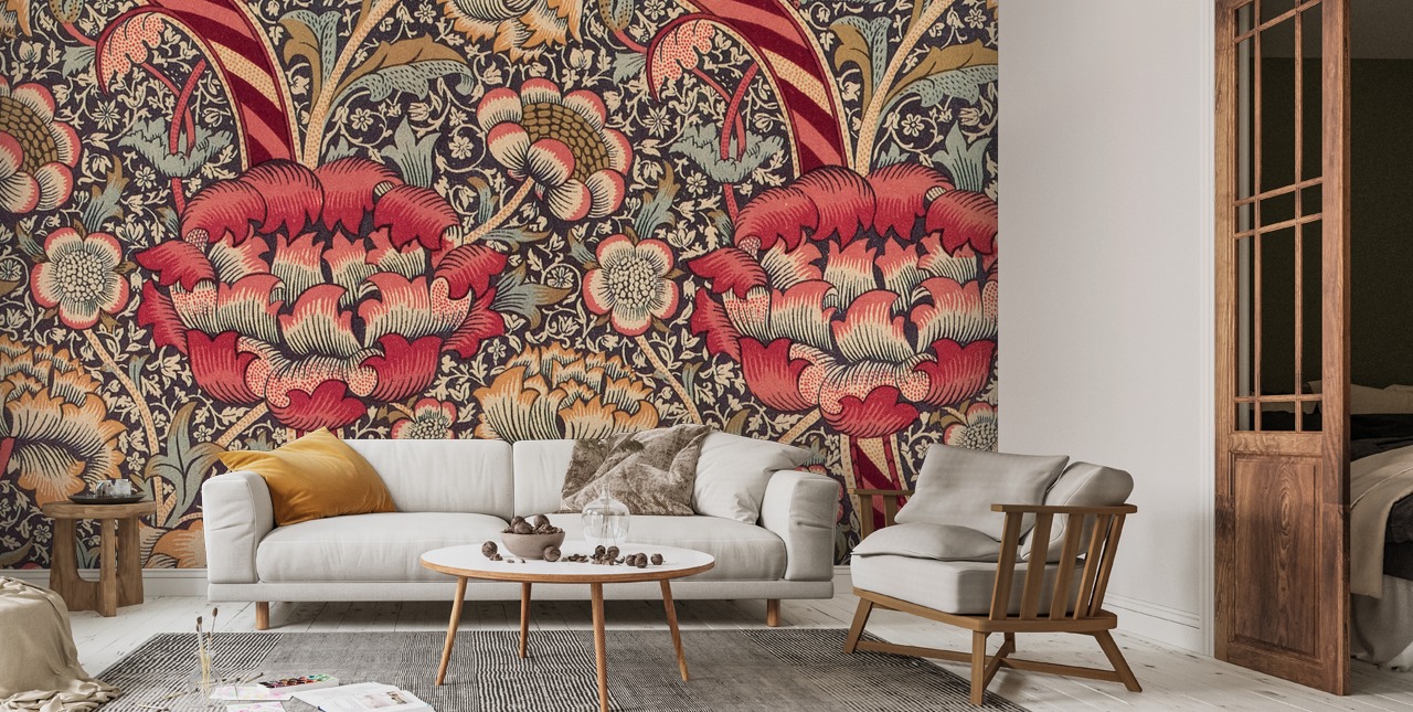 Wandle Design wallpaper by William Morris | Wallsauce US