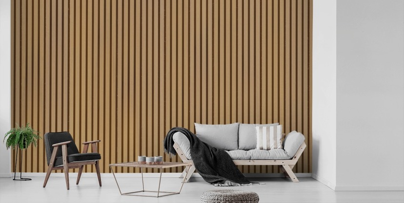 Panelling Wallpaper Amp Acoustic Panel, Orange Rebel Walls