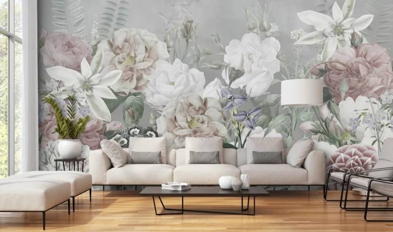 Floral Wallpaper & Flower Wall Murals | Wallsauce UK
