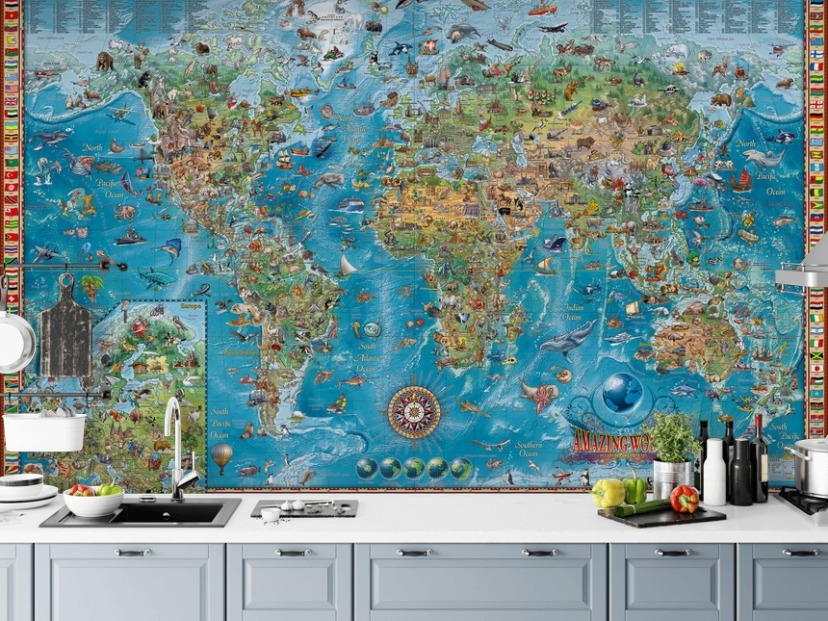 Ray&Co Map Murals | Wallsauce UK