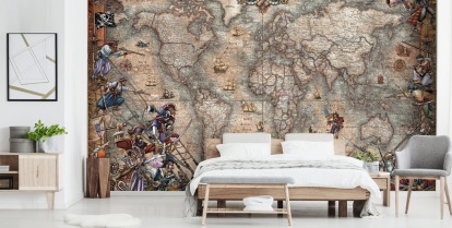 Pirate Map Wallpaper