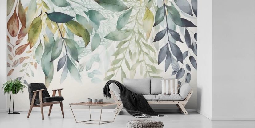 Leaf Wallpaper & Wall Murals | Wallsauce US