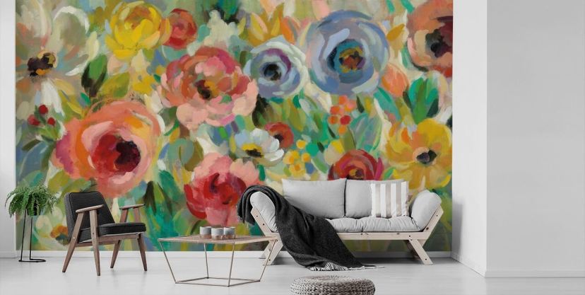 Multicoloured Wallpaper Murals | Wallsauce UK