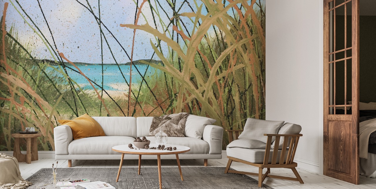 Sea View Wall Mural By Siobhan McEvoy | Wallsauce UK