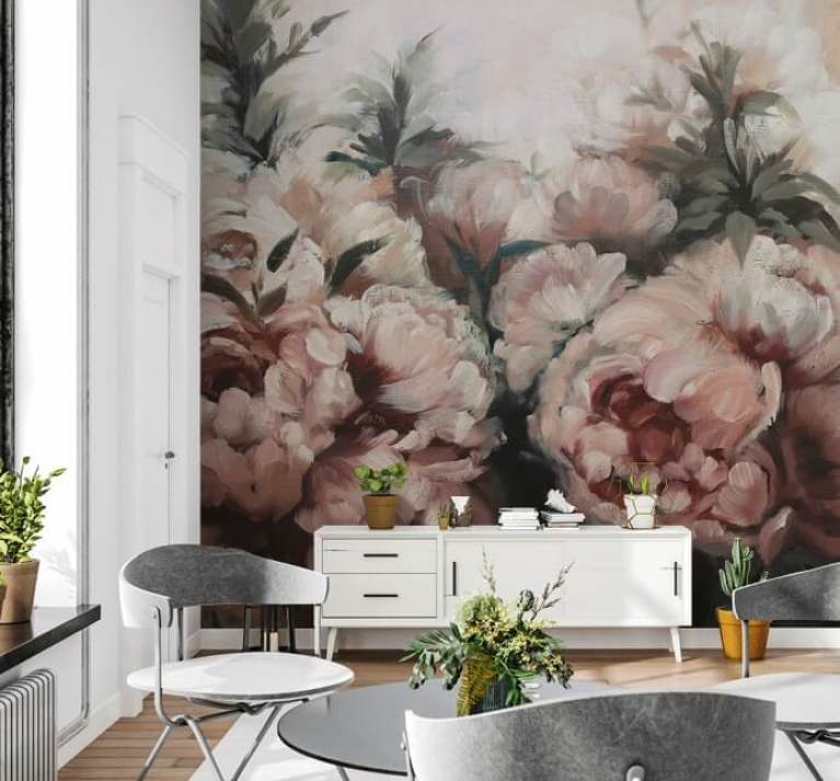 Floral Wallpaper & Flower Wall Murals | Wallsauce CA