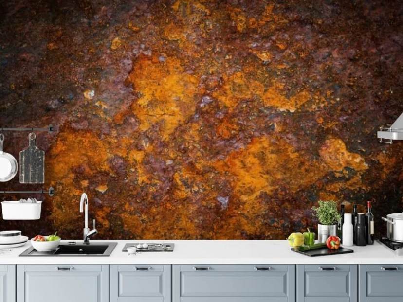 Metal & Rust Effect Wallpaper | Wallsauce UK