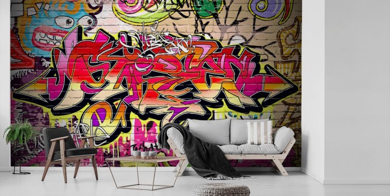 Graffiti Wallpaper & Street Art Wall Murals | Wallsauce UK