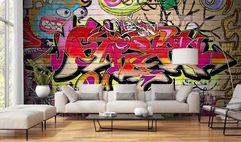 Graffiti behang en muurschilderingen met straatkunst | Wallsauce NL