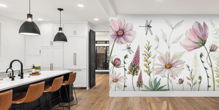 Floral Wallpaper & Flower Wall Murals | Wallsauce UK