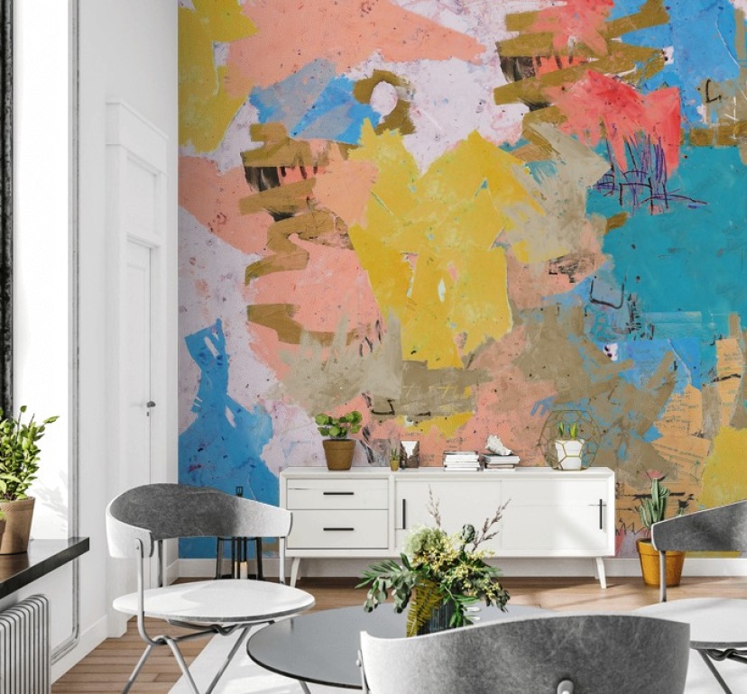 Papel pintado abstracto y murales abstractos | Wallsauce ES
