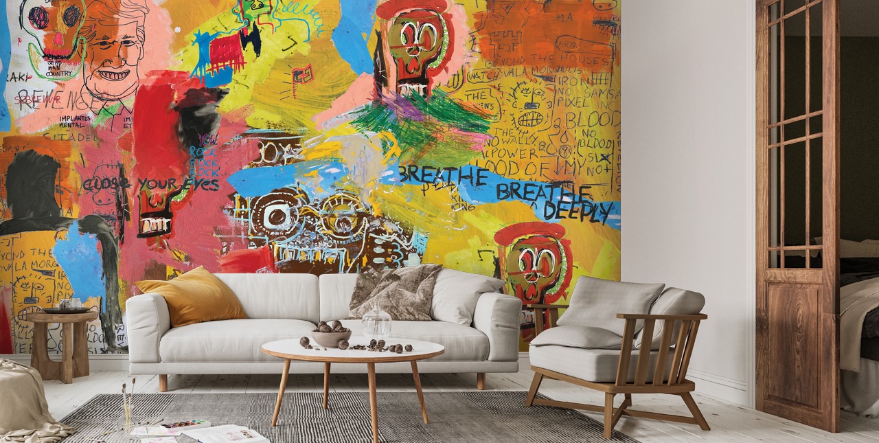 Let The Mind Fly Mural By PinkPankPunk | Wallsauce UK