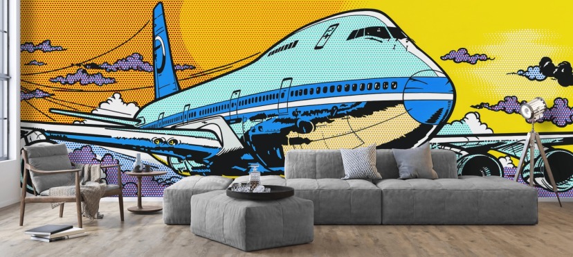 Airplane Wallpaper & Aircraft Wall Murals | Wallsauce US