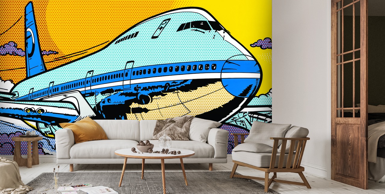 747 Wall Mural By Toni Sanchez | Wallsauce US