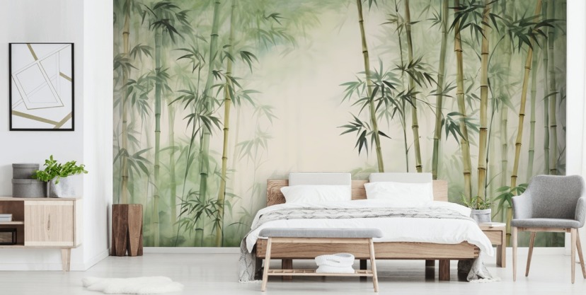 Bamboo Wallpaper Murals | Wallsauce UK