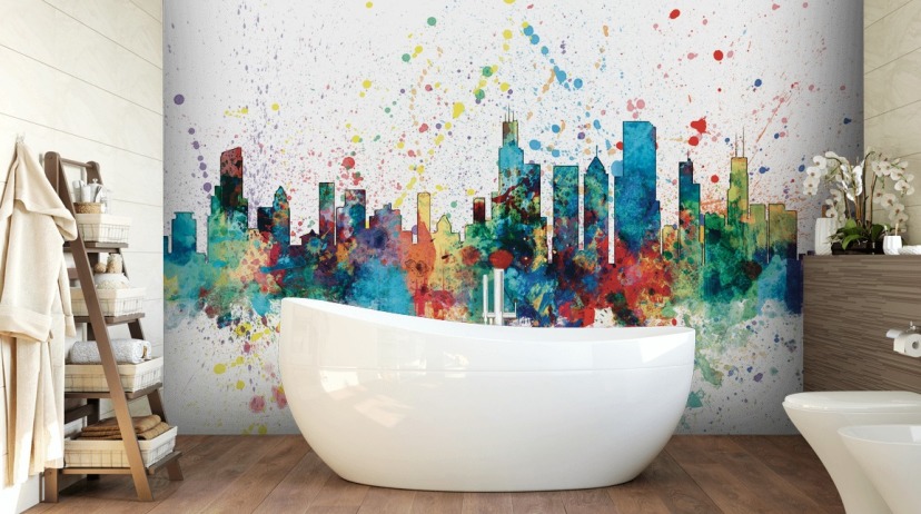 Chicago Wallpaper & Wall Murals | Wallsauce US