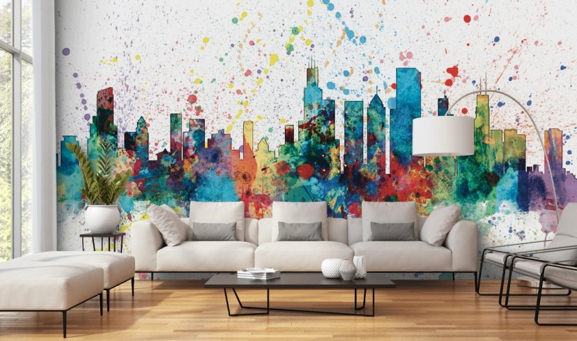 Chicago Wallpaper & Wall Murals | Wallsauce US