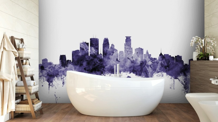 Skyline & Map Murals by Michael Tompsett | Wallsauce UK