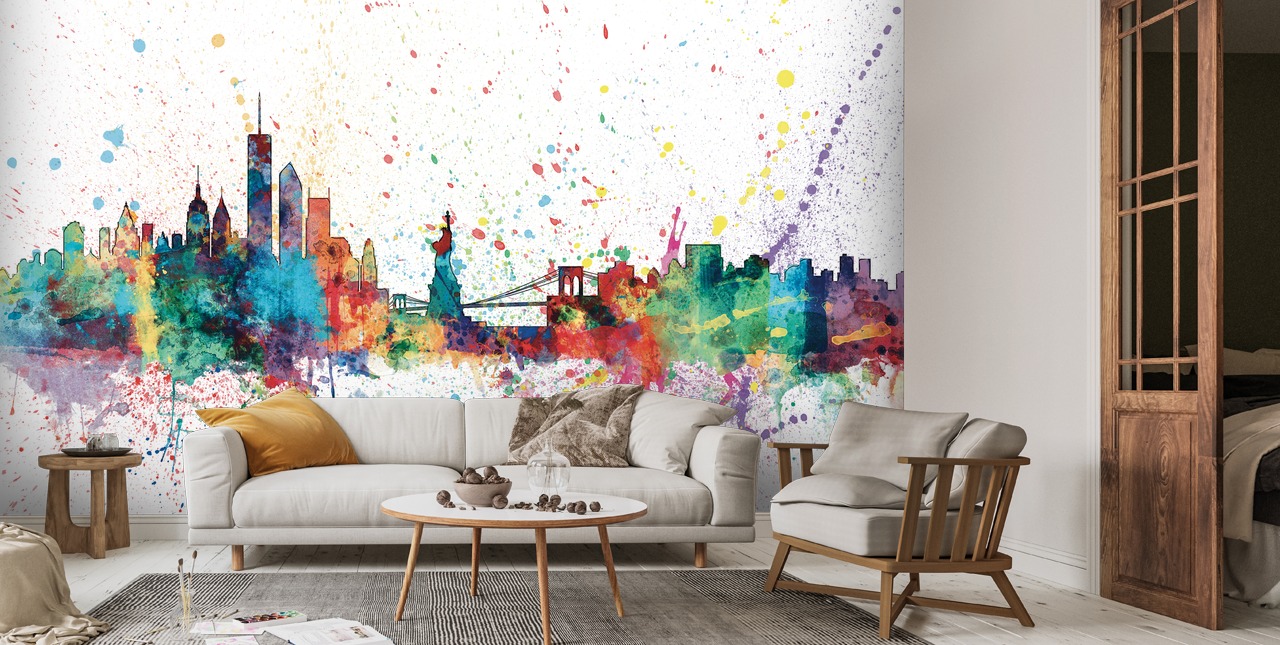Tapeten-Wandbild „Skyline von New York City“ | Wallsauce DE