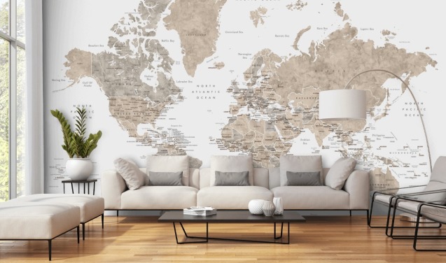 Natural Wallpaper Murals | Wallsauce UK